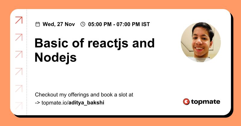 Aditya Bakshi on LinkedIn: #reactjs #nodejs #mentorship #giveback # ... Aditya Bakshi on LinkedIn: #reactjs #nodejs #mentorship #giveback # ...