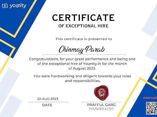 chinmay Parab on LinkedIn: #exceptionalhire #leadgeneration # ... chinmay Parab on LinkedIn: #exceptionalhire #leadgeneration # ...