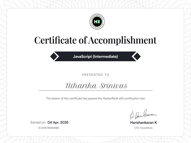 #hackerrank #javascript #certification #frontenddevelopment #learning ... #hackerrank #javascript #certification #frontenddevelopment #learning ...