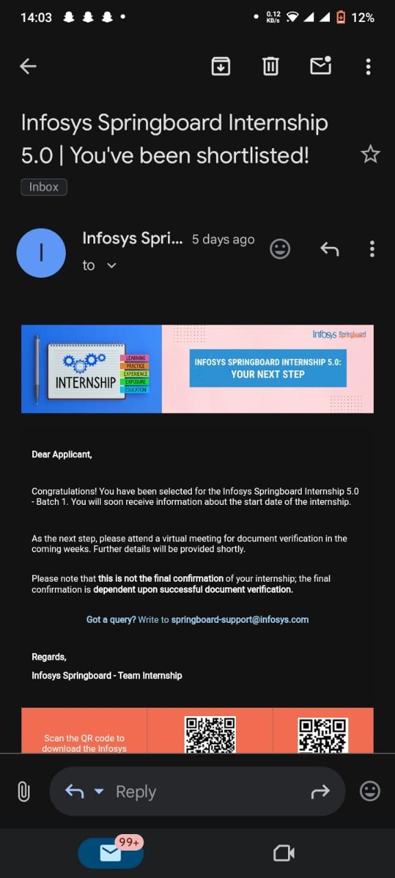 Sparsh Sharma on LinkedIn: #infosysspringboard #internshipjourney # ... Sparsh Sharma on LinkedIn: #infosysspringboard #internshipjourney # ...