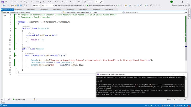 Srushti Battise on LinkedIn: #programmer #coding #microsoft #csharp # ... Srushti Battise on LinkedIn: #programmer #coding #microsoft #csharp # ...
