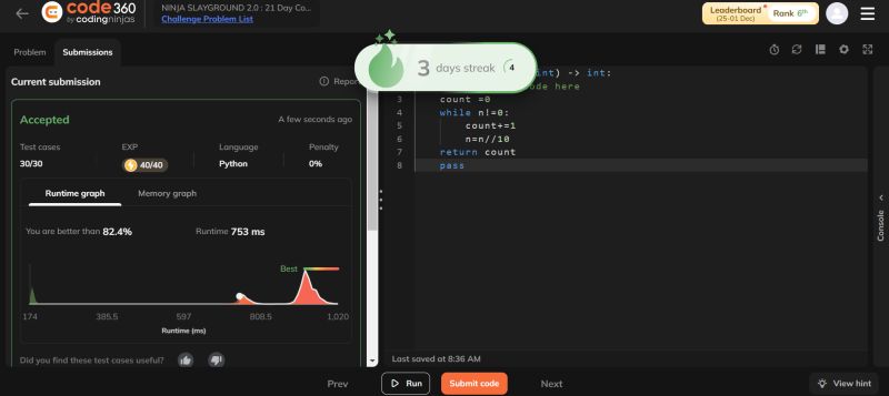 #python #codingjourney #100daysofcode #problemsolving #keeplearning ... #python #codingjourney #100daysofcode #problemsolving #keeplearning ...