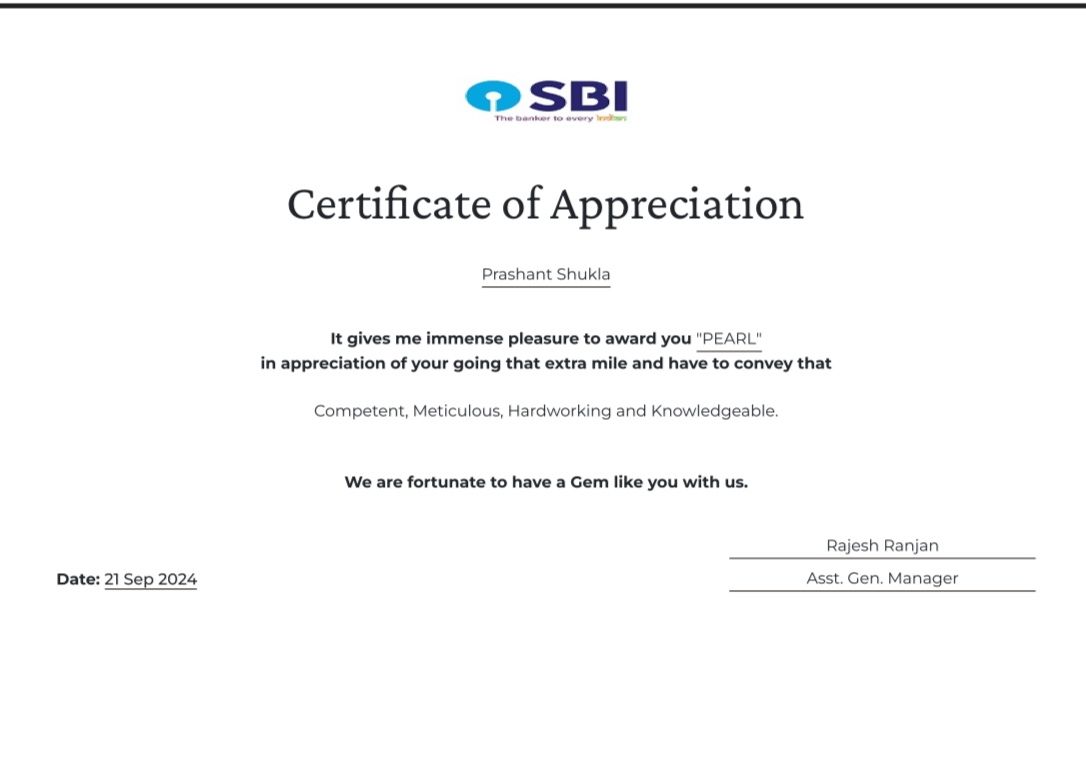 prashant shukla on LinkedIn: #sbi prashant shukla on LinkedIn: #sbi
