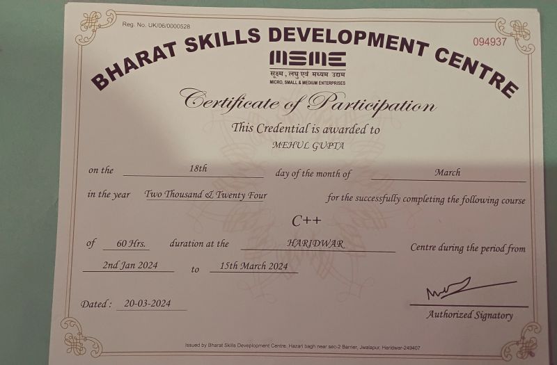 Mehul Gupta on LinkedIn: #cplusplus #programming #certification # ... Mehul Gupta on LinkedIn: #cplusplus #programming #certification # ...