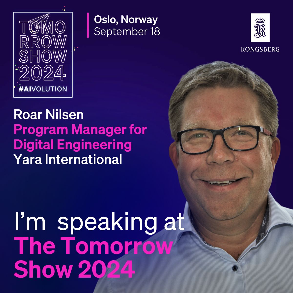 Roar Nilsen on LinkedIn: Did you know I will attend Kongsberg Digital's ... Roar Nilsen on LinkedIn: Did you know I will attend Kongsberg Digital's ...