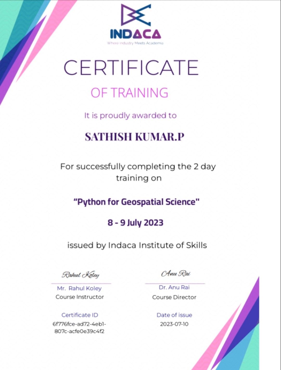 SATHISH KUMAR P on LinkedIn: #python #geospatialscience #indaca SATHISH KUMAR P on LinkedIn: #python #geospatialscience #indaca