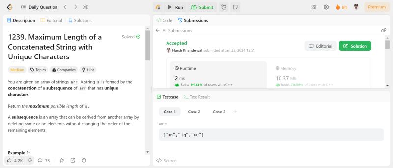 Harsh Khandelwal on LinkedIn: #day84 #100daysofcodechallenge #dsa # ... Harsh Khandelwal on LinkedIn: #day84 #100daysofcodechallenge #dsa # ...