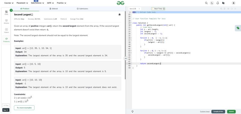 #dsa #geeksforgeeks #codingjourney #problemsolving #gfg160 # ... #dsa #geeksforgeeks #codingjourney #problemsolving #gfg160 # ...