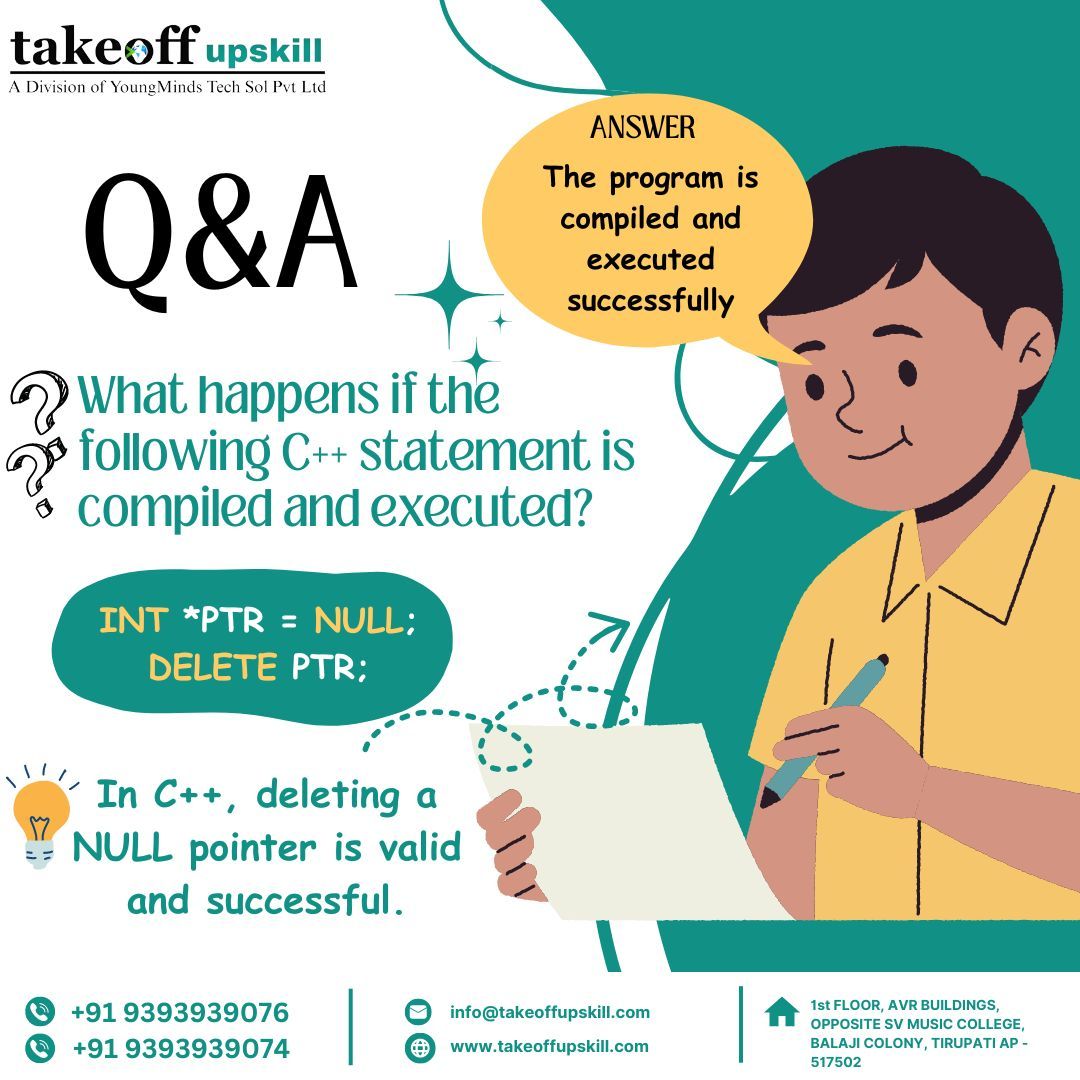 C++ statement: a mystery? | Takeoff upskill posted on the topic | LinkedIn C++ statement: a mystery? | Takeoff upskill posted on the topic | LinkedIn