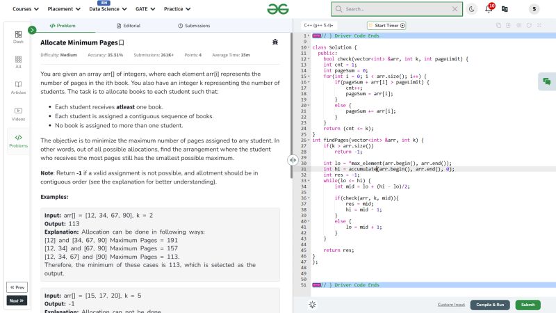 #dsa #gfg160 #geekstreak2025 #160daysofcode #binarysearch # ... #dsa #gfg160 #geekstreak2025 #160daysofcode #binarysearch # ...