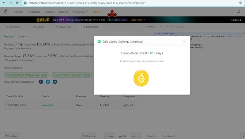 Mandakani Mishra on LinkedIn: #leetcode #codingstreak # ... Mandakani Mishra on LinkedIn: #leetcode #codingstreak # ...