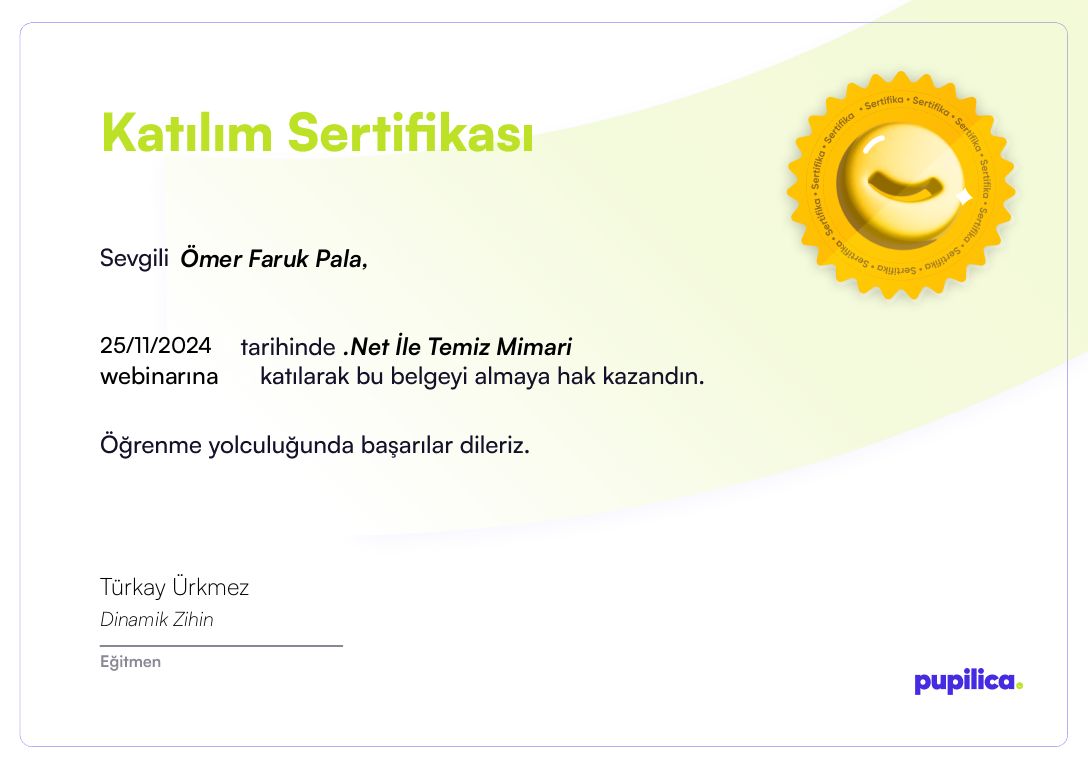 Ömer Faruk PALA LinkedIn‘de: #cleancode #cleanarchitecture # ... Ömer Faruk PALA LinkedIn‘de: #cleancode #cleanarchitecture # ...