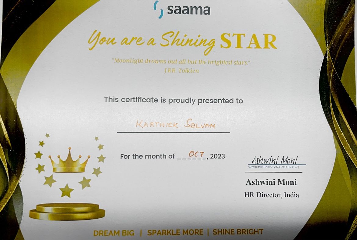 Karthick Selvam on LinkedIn: Thank you to Anil Thankachan Satish ... Karthick Selvam on LinkedIn: Thank you to Anil Thankachan Satish ...