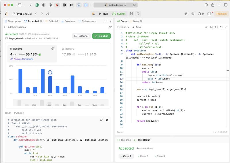 Sergei G. on LinkedIn: 🥸Understanding Linked Lists Through a LeetCode ... Sergei G. on LinkedIn: 🥸Understanding Linked Lists Through a LeetCode ...