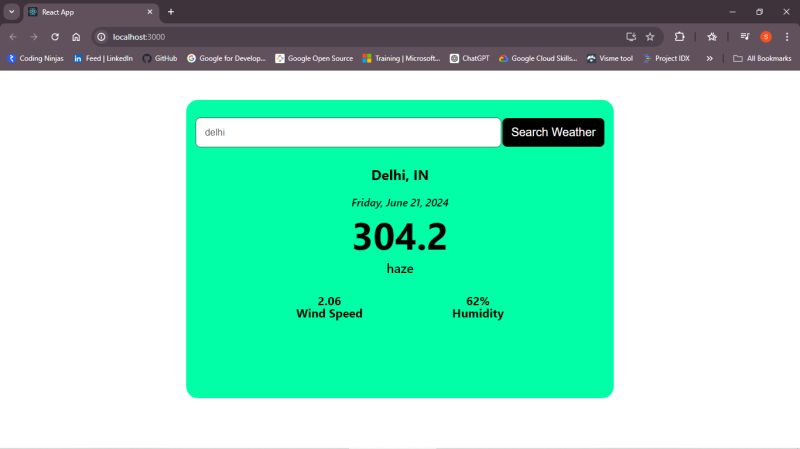 Sanjay J K on LinkedIn: 🌤️ Excited to introduce my latest project: a ... Sanjay J K on LinkedIn: 🌤️ Excited to introduce my latest project: a ...