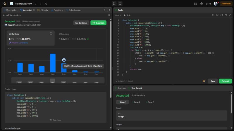 Adesh D on LinkedIn: #leetcode #codingchallenge #247daysofleetcode # ... Adesh D on LinkedIn: #leetcode #codingchallenge #247daysofleetcode # ...