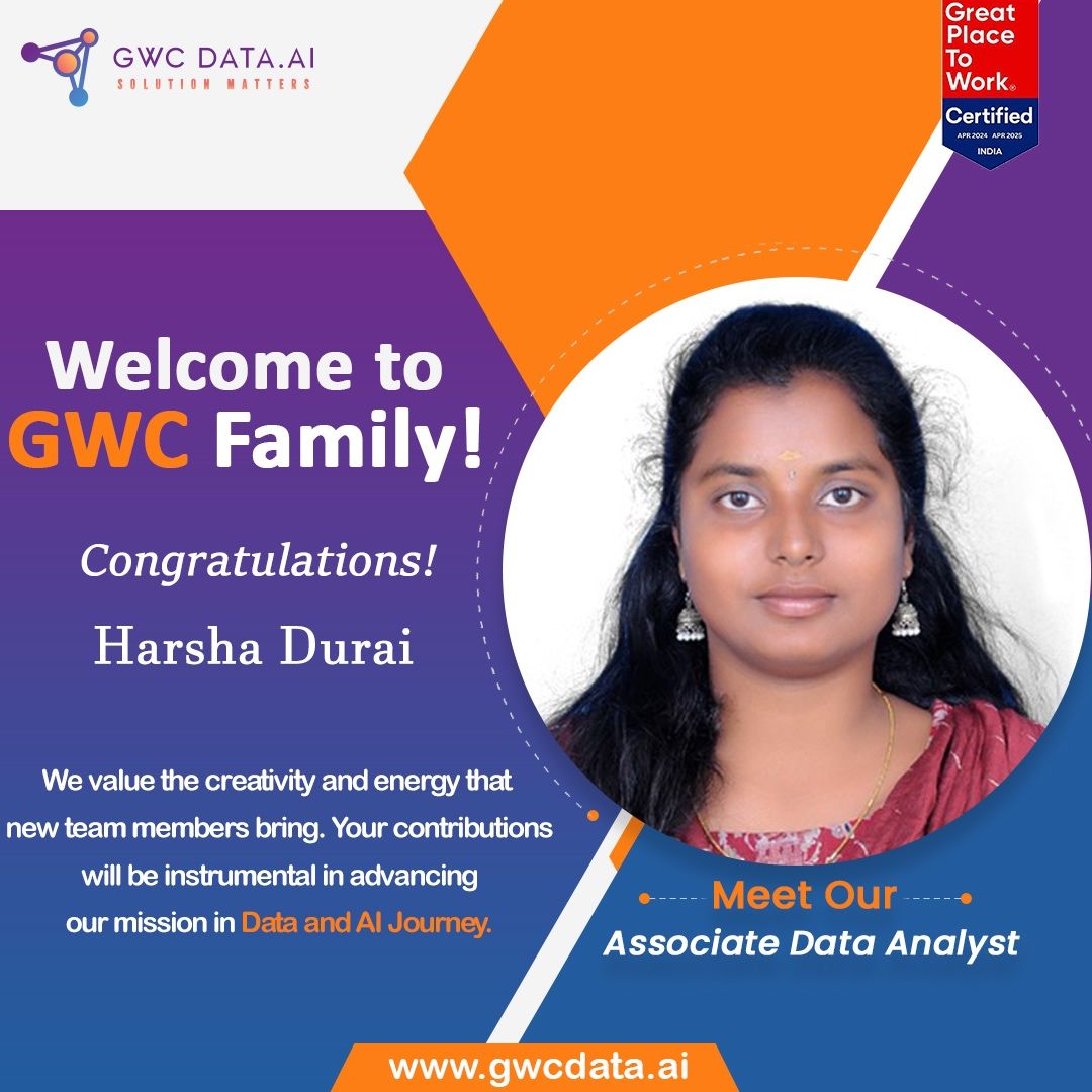 GWC Data.AI on LinkedIn: #hiring #freshers #data #dataanalyst # ... GWC Data.AI on LinkedIn: #hiring #freshers #data #dataanalyst # ...