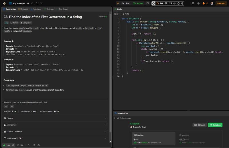 Bhupender Singh on LinkedIn: #150daysofcodechallenge #leetcode # ... Bhupender Singh on LinkedIn: #150daysofcodechallenge #leetcode # ...