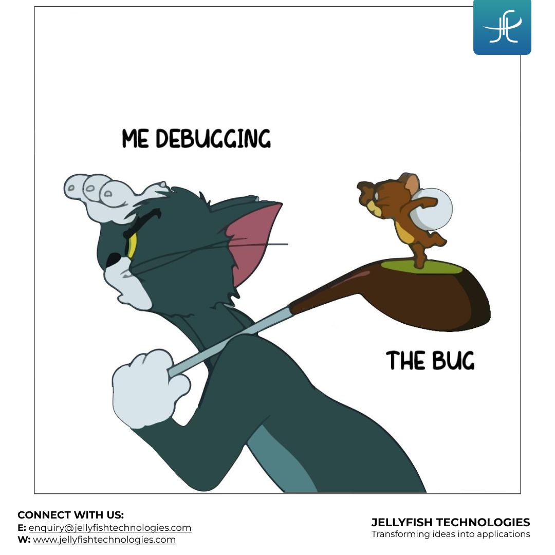 Debugging: a chase? Share your thoughts | Jellyfish Technologies posted ... Debugging: a chase? Share your thoughts | Jellyfish Technologies posted ...