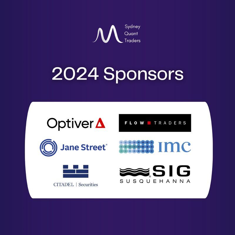 Sydney Quant Traders - SQT on LinkedIn: Our 2024 Sponsors: Optiver ... Sydney Quant Traders - SQT on LinkedIn: Our 2024 Sponsors: Optiver ...