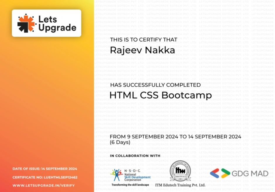 Rajeev Nakka on LinkedIn: #html #css #webdevelopment #learningjourney # ... Rajeev Nakka on LinkedIn: #html #css #webdevelopment #learningjourney # ...