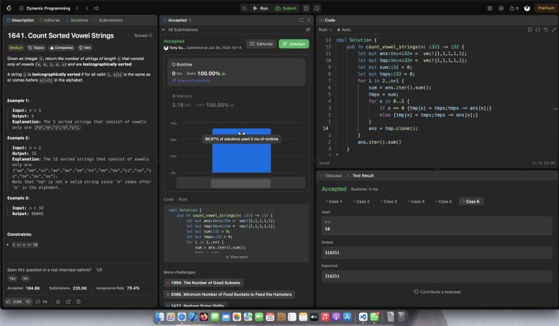 Tanay Trivedi on LinkedIn: #rust #leetcode #dynamicprogramming # ... Tanay Trivedi on LinkedIn: #rust #leetcode #dynamicprogramming # ...