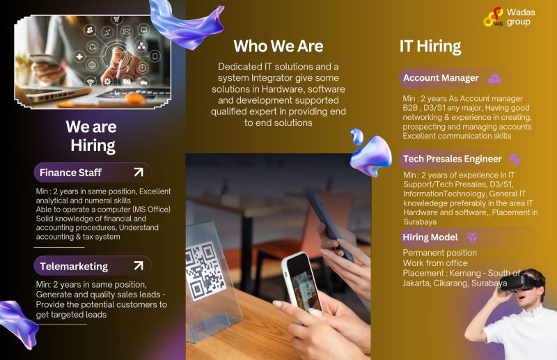 PT Wahana Datarindo Sempurna on LinkedIn: #career #lokerindonesia #itloker PT Wahana Datarindo Sempurna on LinkedIn: #career #lokerindonesia #itloker