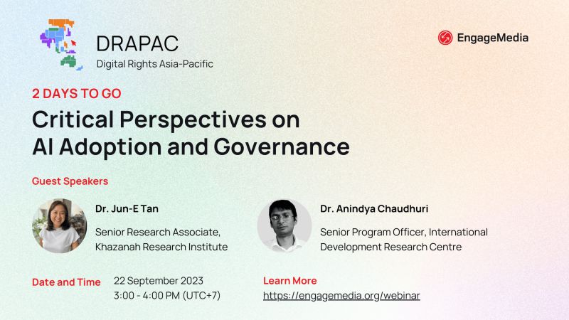 EngageMedia on LinkedIn: DRAPAC Series: Critical Perspectives on AI ... EngageMedia on LinkedIn: DRAPAC Series: Critical Perspectives on AI ...