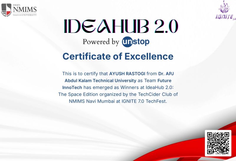 AYUSH RASTOGI on LinkedIn: #innovationunleashed #hackathonwinners # ... AYUSH RASTOGI on LinkedIn: #innovationunleashed #hackathonwinners # ...