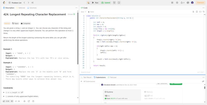 Resolved one LeetCode problem on #175daysofcodechallenge | Cherakala ... Resolved one LeetCode problem on #175daysofcodechallenge | Cherakala ...