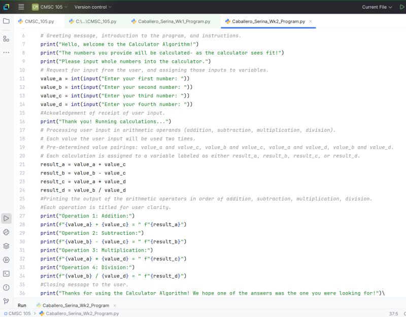 Serina Caballero on LinkedIn: #python #problemsolving #algorithmdesign ... Serina Caballero on LinkedIn: #python #problemsolving #algorithmdesign ...