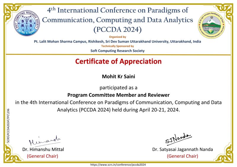Mohit Saini on LinkedIn: it was a great experience to be part of the ... Mohit Saini on LinkedIn: it was a great experience to be part of the ...