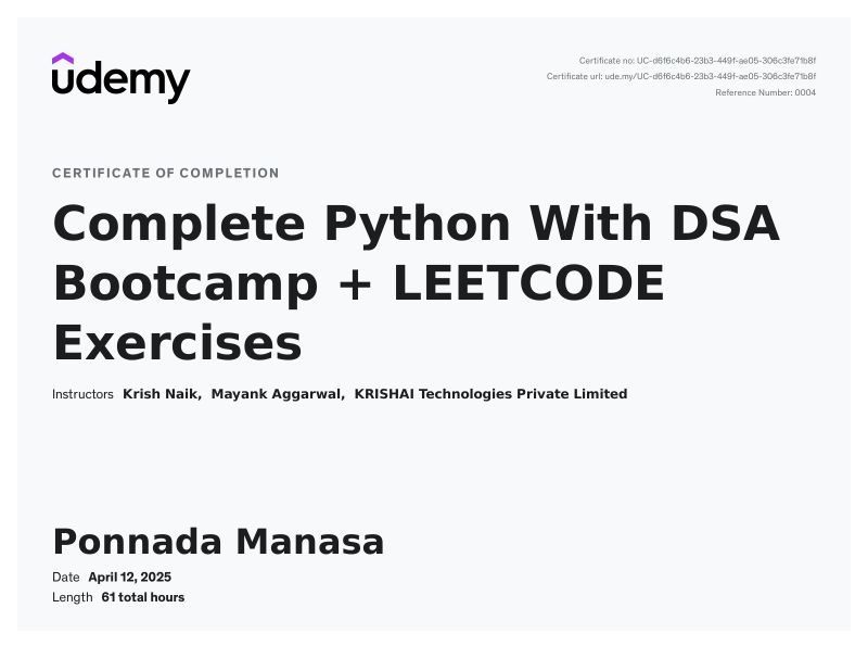 #python #dsa #leetcode #coding #udemy #problemsolving #learningjourney ... #python #dsa #leetcode #coding #udemy #problemsolving #learningjourney ...