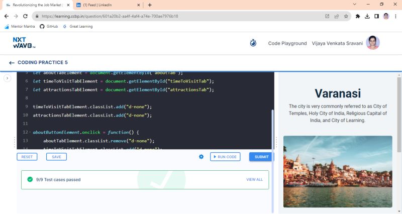 Sravani Hari on LinkedIn: #day83 #100daysofcodingchallenge #coding # ... Sravani Hari on LinkedIn: #day83 #100daysofcodingchallenge #coding # ...