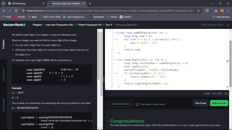 Sherril Johnson on LinkedIn: #cprogramming #codingchallenge #recursion ... Sherril Johnson on LinkedIn: #cprogramming #codingchallenge #recursion ...