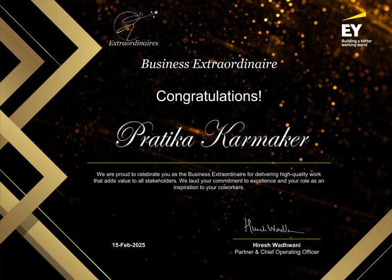 #eycareers #grateful #teamwork #recognition #hardworkpaysoff… | Pratika ... #eycareers #grateful #teamwork #recognition #hardworkpaysoff… | Pratika ...