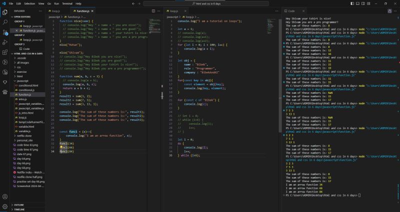 #100daysofcode #javascript #loops #functions #codingpractice ... #100daysofcode #javascript #loops #functions #codingpractice ...