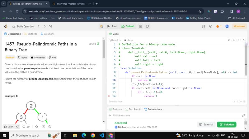 Midhun C on LinkedIn: #100daysofcodechallenge #geeksforgeeks #leetcode ... Midhun C on LinkedIn: #100daysofcodechallenge #geeksforgeeks #leetcode ...