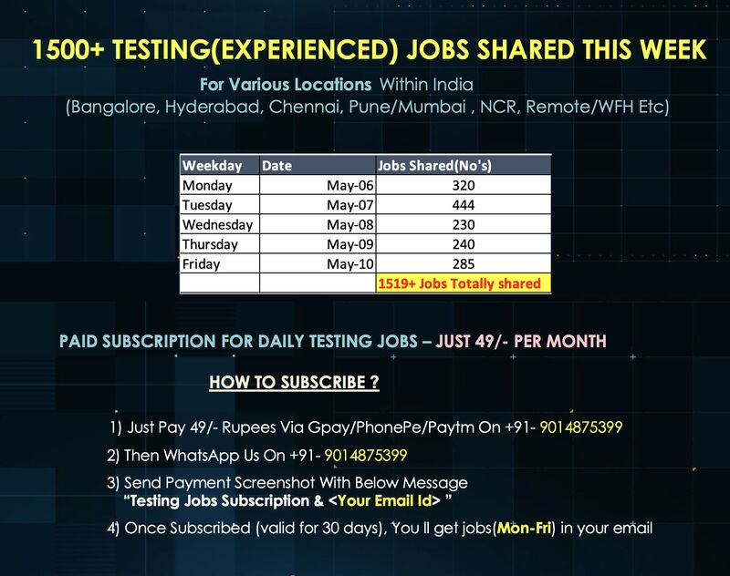 Job Curator - Testing Space on LinkedIn: #testing #testing #selenium # ... Job Curator - Testing Space on LinkedIn: #testing #testing #selenium # ...