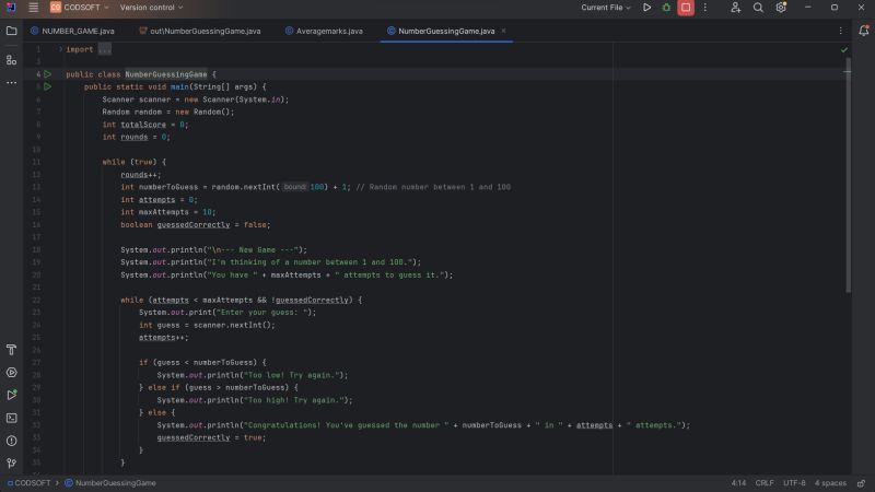 Rohit Raj on LinkedIn: #codsoftinternship #javadeveloper #codsoft # ... Rohit Raj on LinkedIn: #codsoftinternship #javadeveloper #codsoft # ...