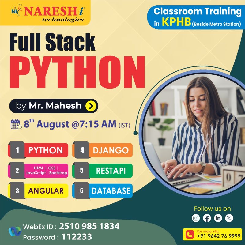 chinna kumar on LinkedIn: 🔴 Classroom & Online Training at KPHB Branch ... chinna kumar on LinkedIn: 🔴 Classroom & Online Training at KPHB Branch ...