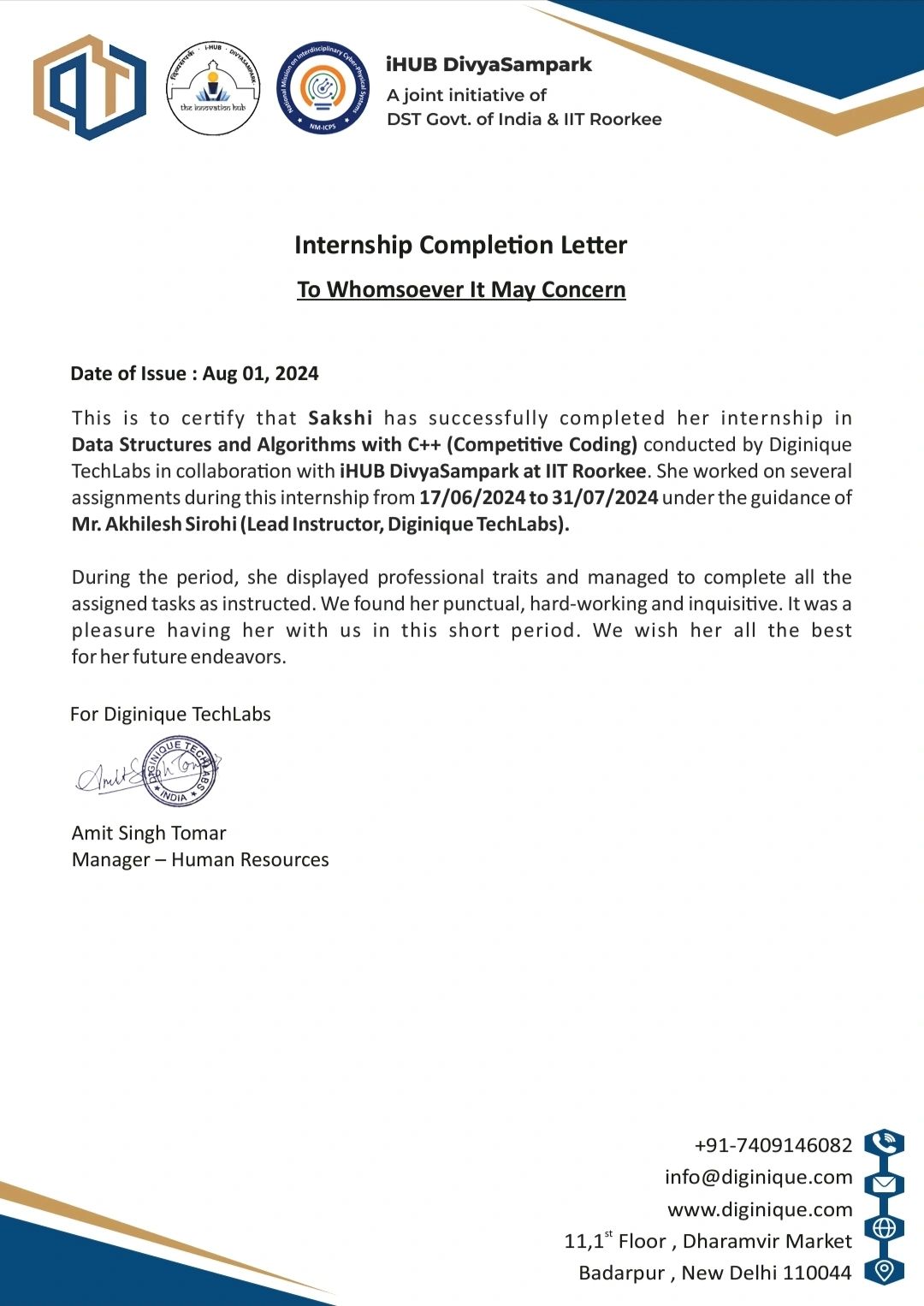 Sakshi . on LinkedIn: #internship #datastructures #algorithms # ... Sakshi . on LinkedIn: #internship #datastructures #algorithms # ...
