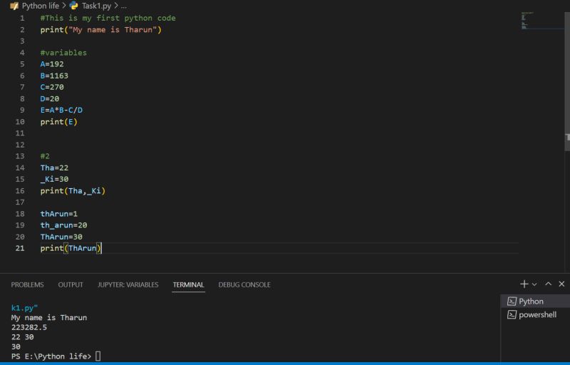 #python | Tharun kumar Battula #python | Tharun kumar Battula