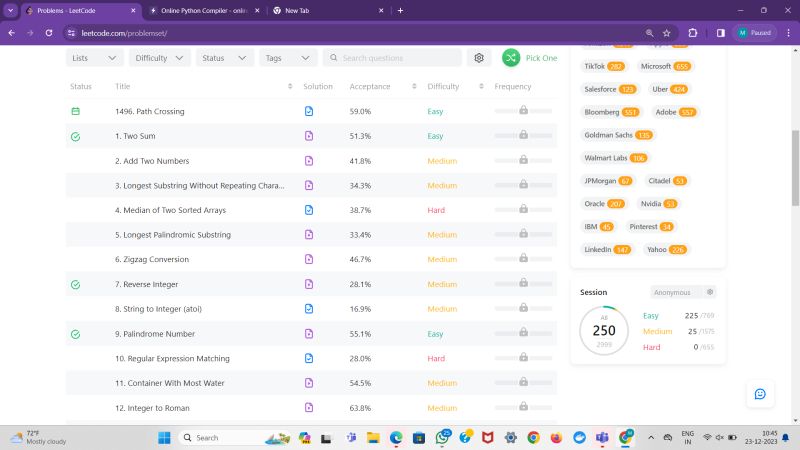 #leetcode #codingmilestone #achievementunlocked #consistencyiskey ... #leetcode #codingmilestone #achievementunlocked #consistencyiskey ...