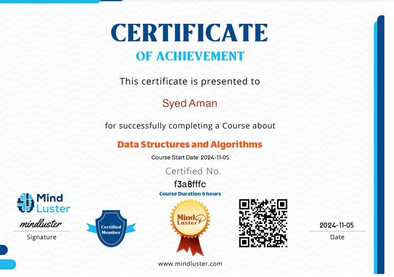 Syed Aman on LinkedIn: #datastructures #algorithms #learning # ... Syed Aman on LinkedIn: #datastructures #algorithms #learning # ...
