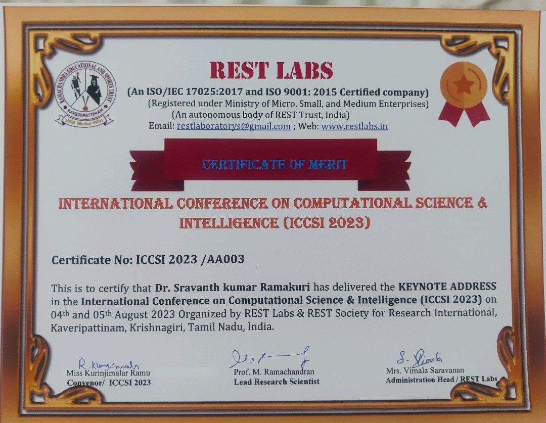 Sravanth Kumar Ramakuri Ph.D. posted on LinkedIn Sravanth Kumar Ramakuri Ph.D. posted on LinkedIn
