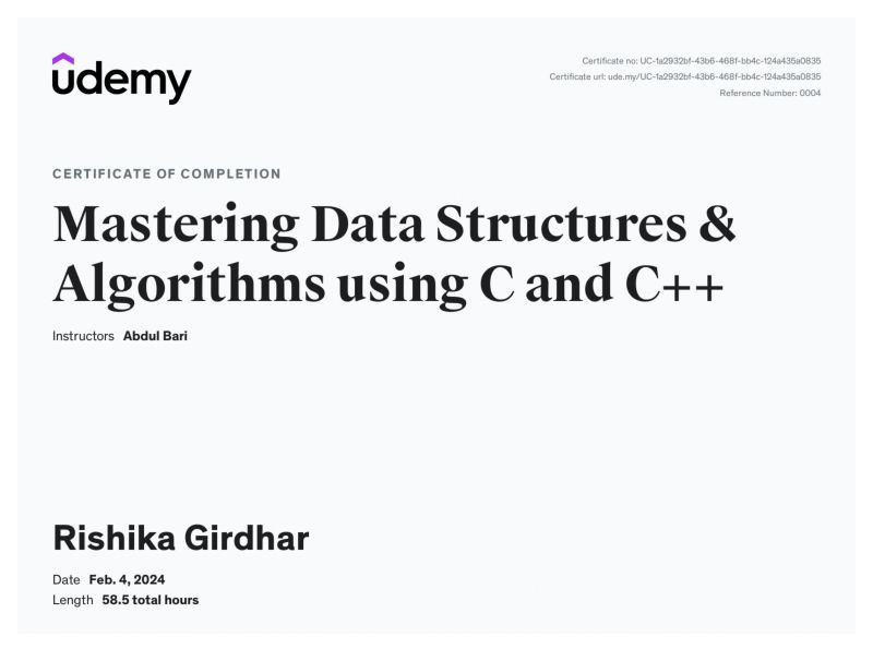 Rishika Girdhar on LinkedIn: #datastructures #algorithms #dsajourney # ... Rishika Girdhar on LinkedIn: #datastructures #algorithms #dsajourney # ...