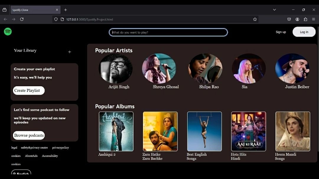 Abhishek Chauhan on LinkedIn: #spotifyclone #html #css # ... Abhishek Chauhan on LinkedIn: #spotifyclone #html #css # ...