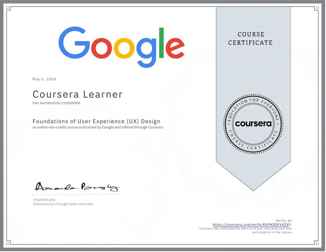 Finished Google UX Design course! | Divya Gooty posted on the topic ... Finished Google UX Design course! | Divya Gooty posted on the topic ...