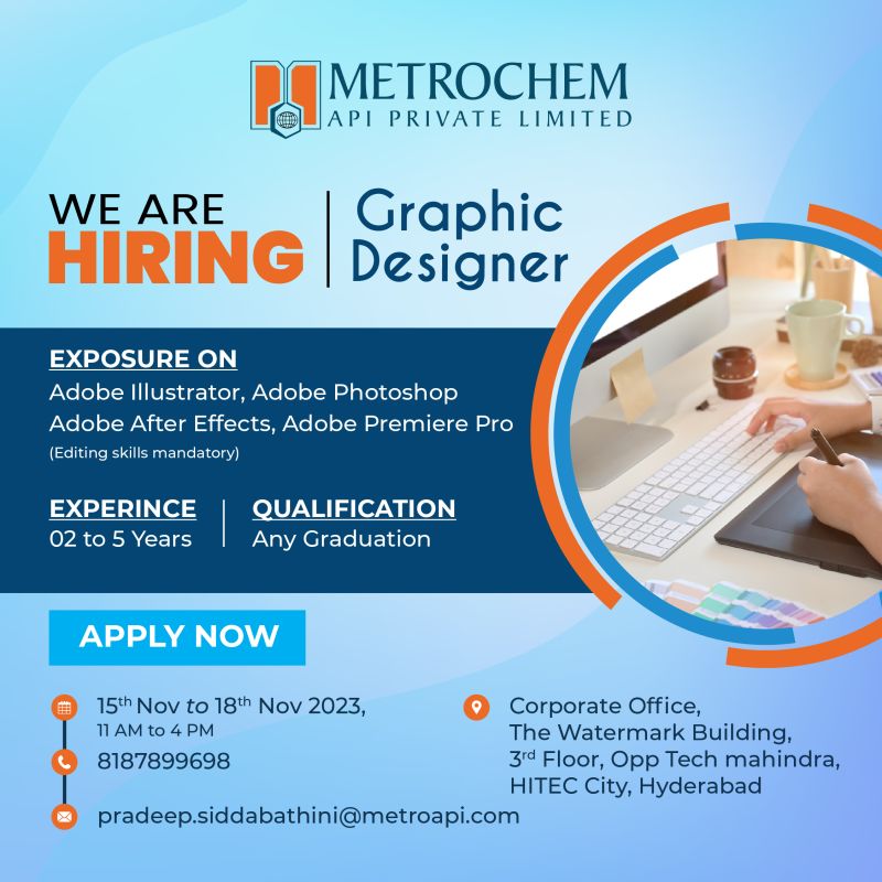Pradeep Sai Siddabathini on LinkedIn: # We are Hiring. Walk-in Dates ... Pradeep Sai Siddabathini on LinkedIn: # We are Hiring. Walk-in Dates ...
